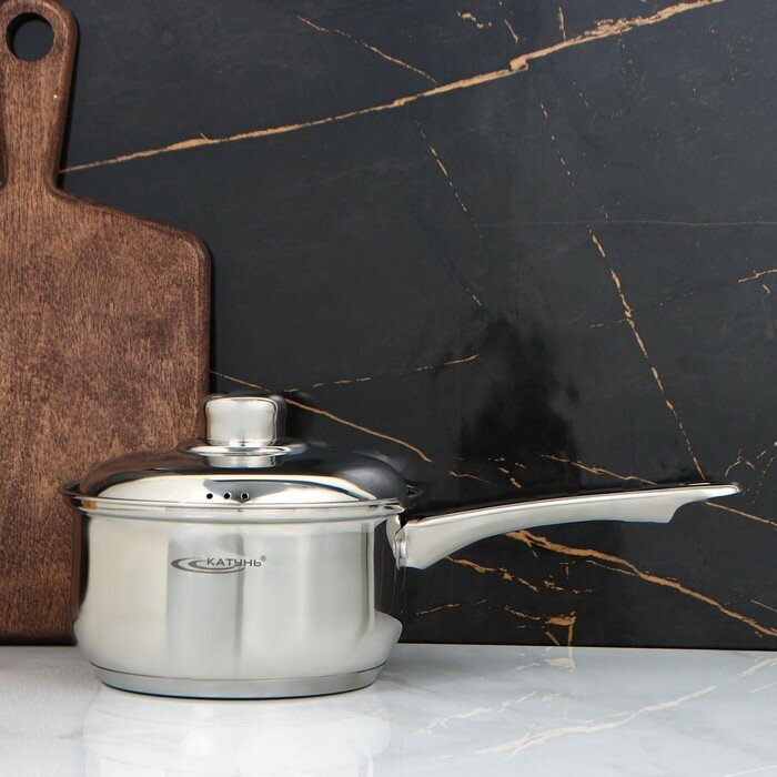 Ковш Катунь «Гретта», 1.8 л, d=16 см, капсульное дно, индукция, нержавеющая сталь