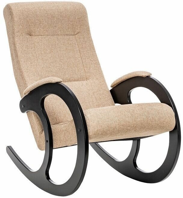Кресло качалка Модель 3, Венге, ткань Malta 03 А, мягкая мебель