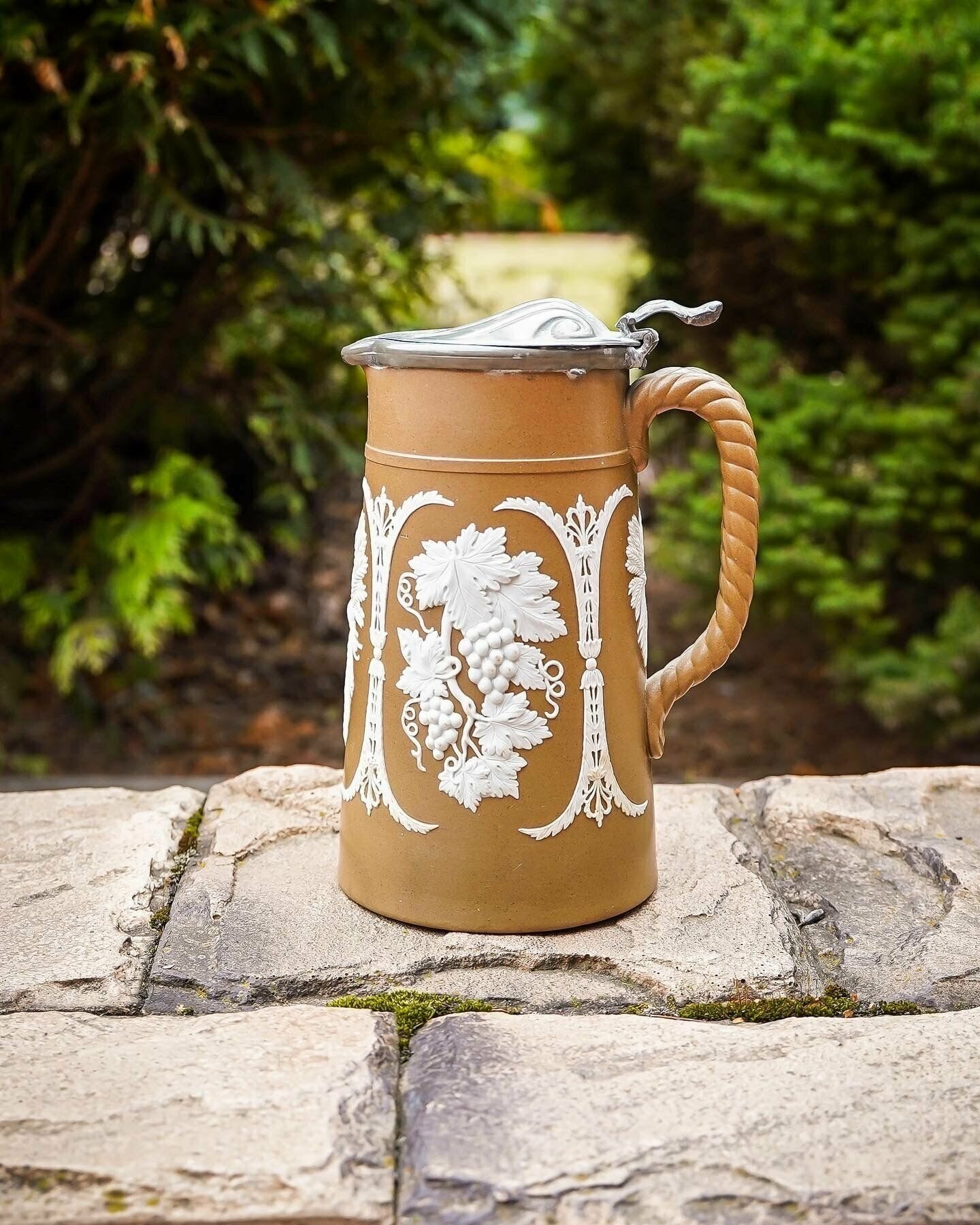 Старинный кувшин James Dudson, Щедрость урожая, Англия, 1840-1880 гг.