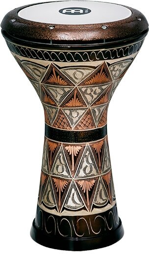 HE-3012 Барабан дарбука 8 1/2" x 17 1/8", медь, гравировка, рисунок, Meinl
