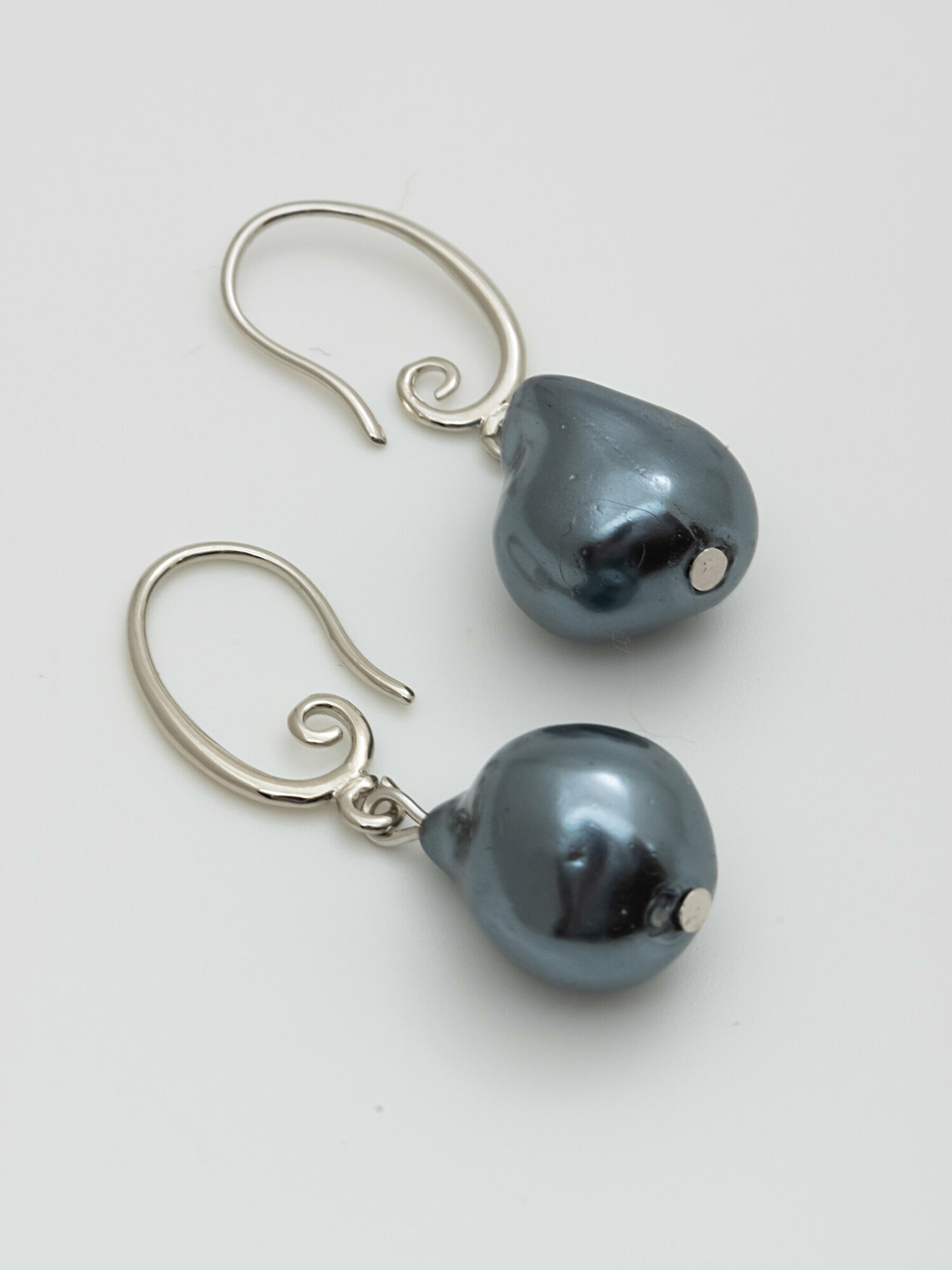 Серьги, жемчуг имитация