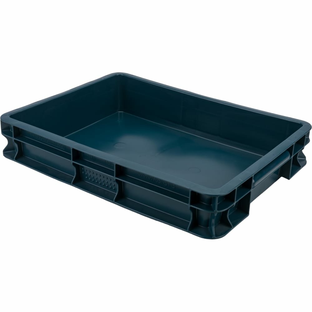 Ящик Тара. ру п/э, 400x300x75 мм, цв. синий 27634