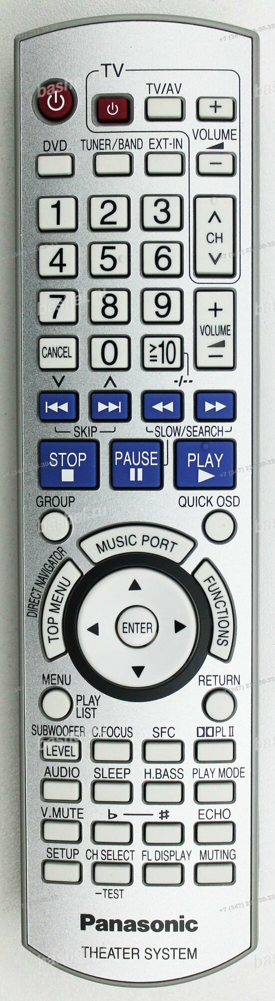 Panasonic EUR7662YKO (B000205) Theater System HT543/995 ориг, Пульт ДУ