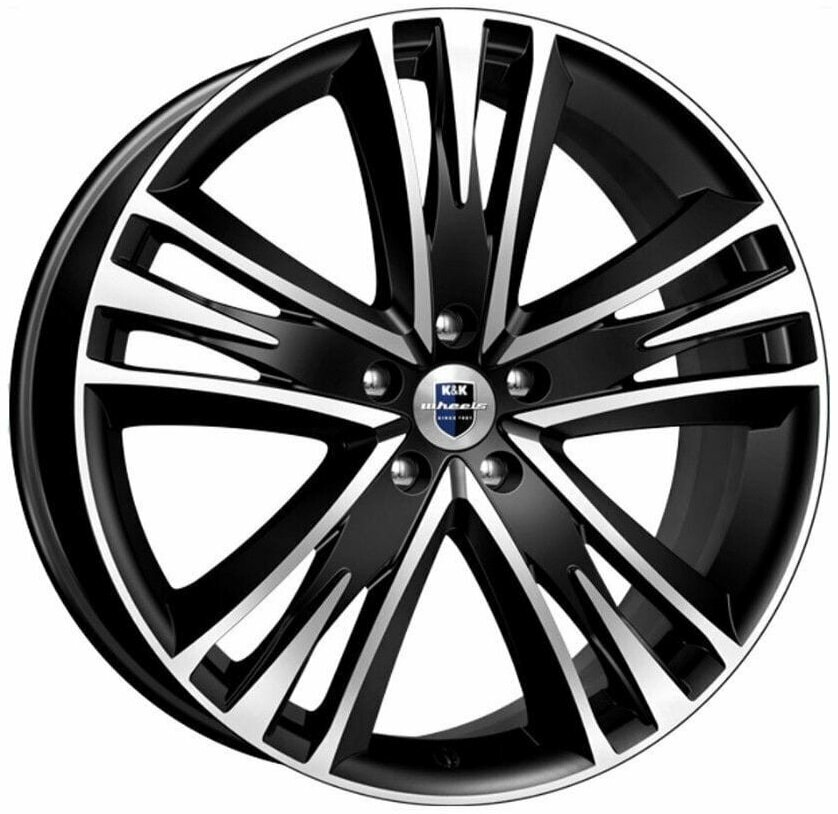 Диски легковые литые 8.5*20 5*112 et35 h66.6 КиК Атлас KC661 Алмаз черный(цвет)