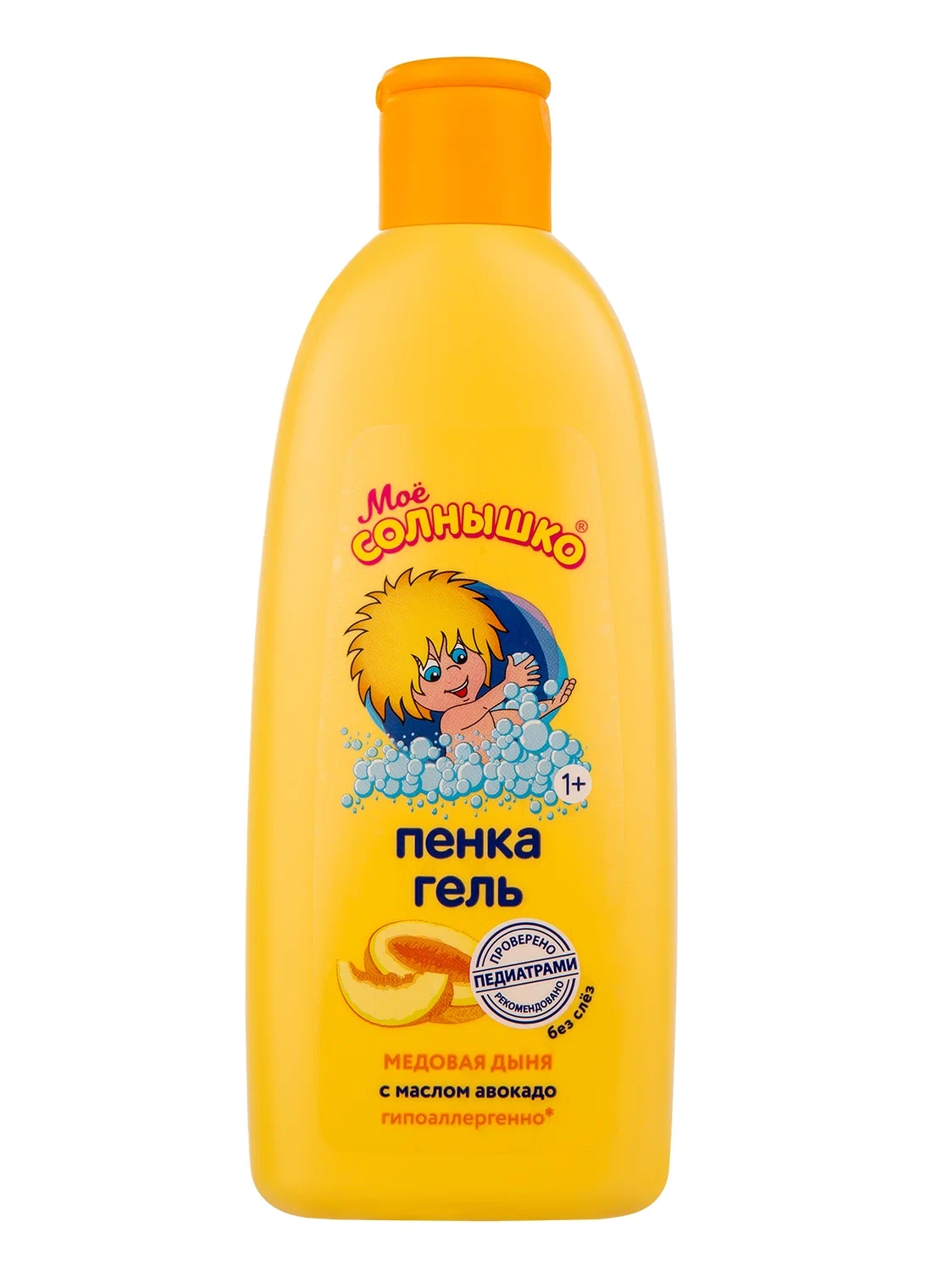 Пенка для купания Моё солнышко "Медовая дыня", с маслом авокадо 400мл