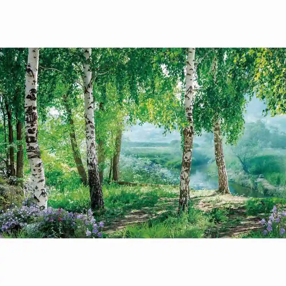 MOON.QG весенний зеленый фон лесное дерево стена сад цветы аксессуары для фотосъемки фон украшения детская фотозона