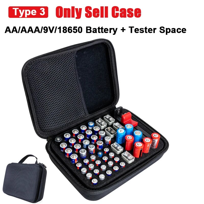 Ryintic Type 3 Case для AA/AAA/9V/18650 батареек