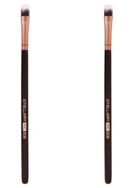 Кисть для теней плоск Stellary Eyeshadow brush 208, 2 шт