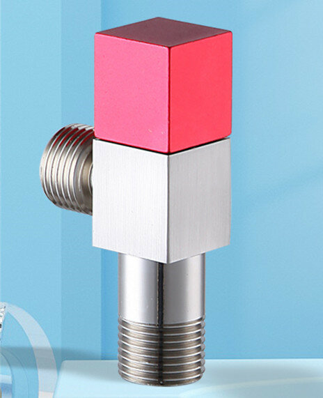 Медный треугольный клапан, обратный клапан для горячей и холодной воды, антирефлюксный угловой клапан, обратный клапан для унитаза, односторонний обратный клапан для домашнего использования