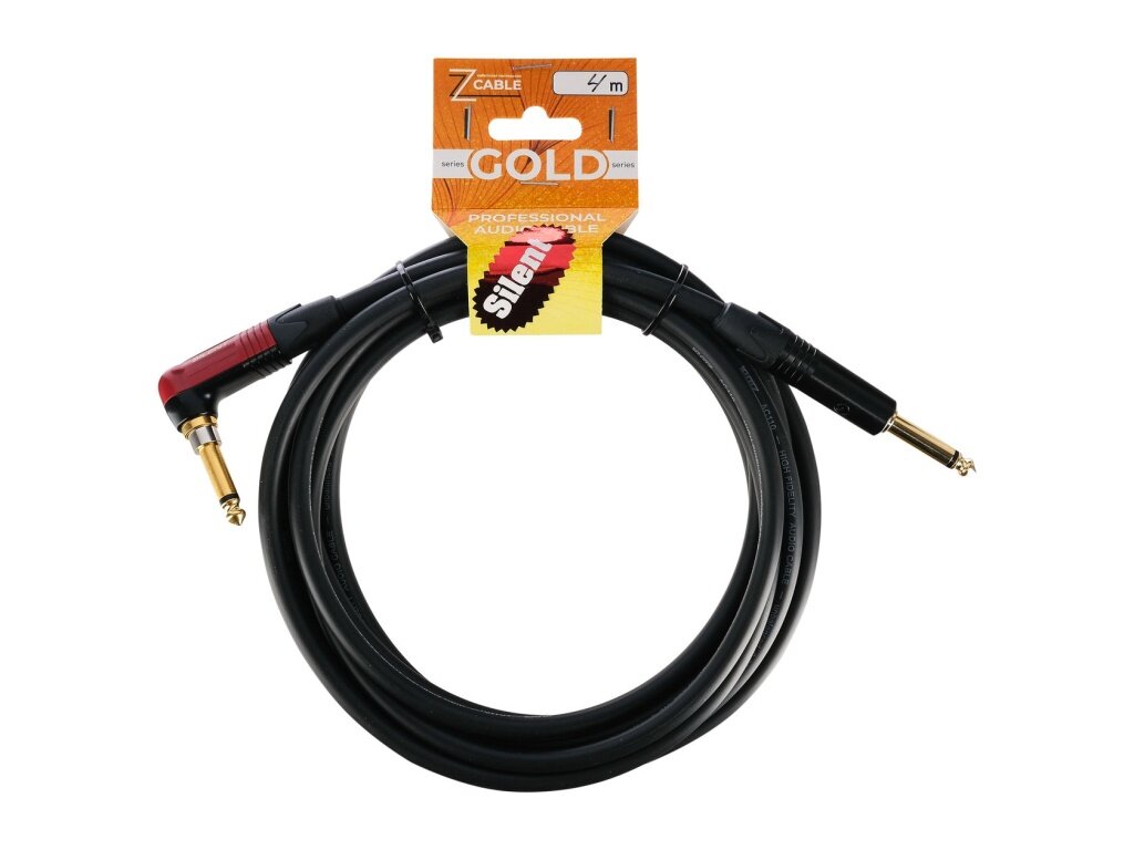 G55-JRS-J-0400-0 Кабель инструментальный, угловой Silent-Jack, 4м, ZZcable