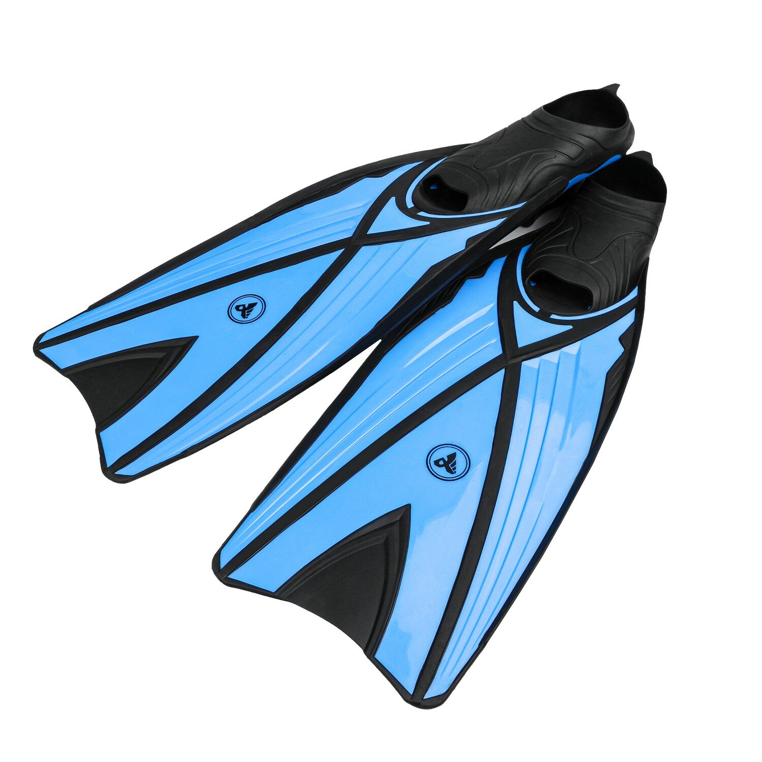 Ласты Alpha Caprice F06, синий, для сноркелинга и занятий в бассейне, размер 38-39