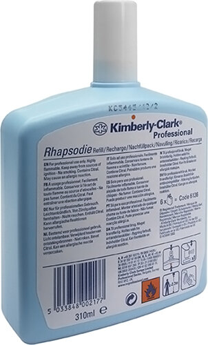 Сменный баллон 310 мл, KIMBERLY-CLARK "Rhapsodie", цитрусовый, диспенсер 601548, 6136