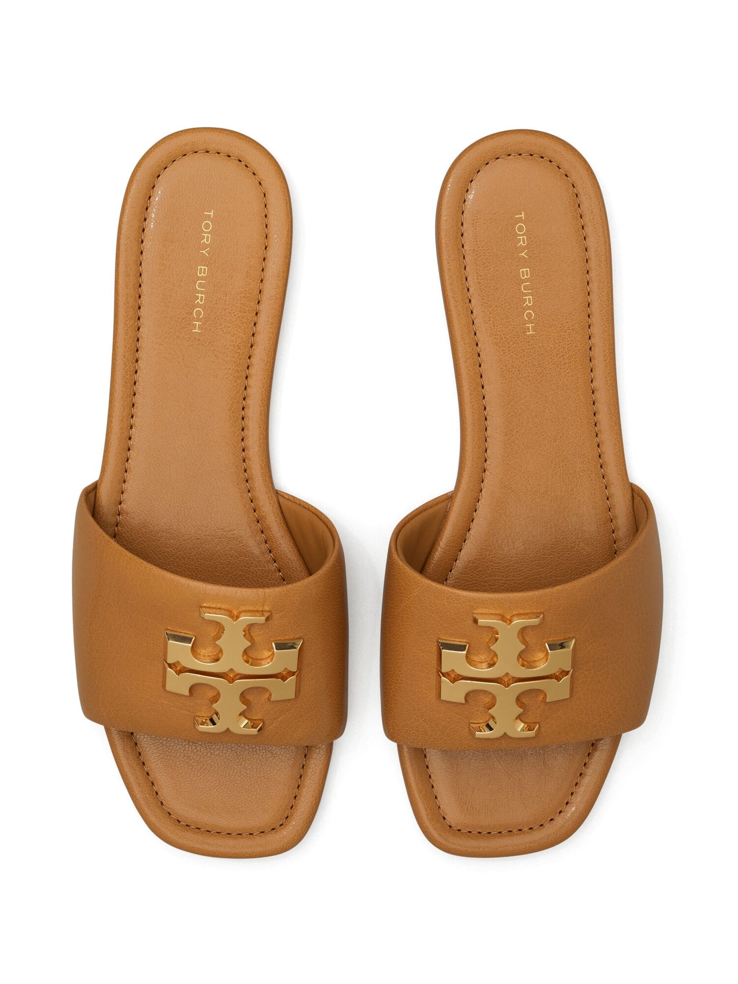 Шлёпанцы Tory Burch Eleanor, размер 7.5, brown — фото 1