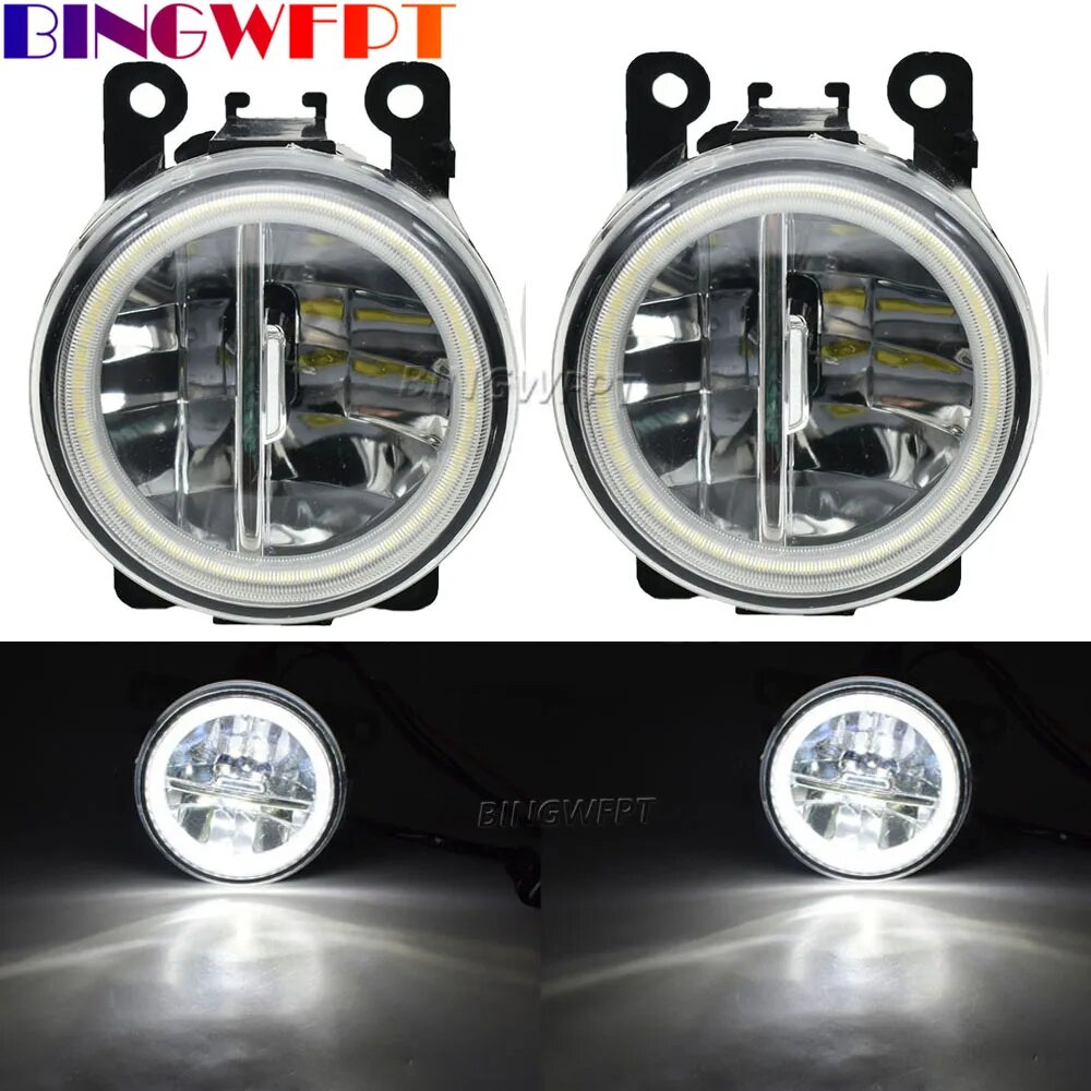 Fiat Doblo (263_) 2010-2023 Высококачественные противотуманные фары дневных ходовых огней DRL 12 В H11 Противотуманные фары переднего бампера 2 шт. BM-Angel eye