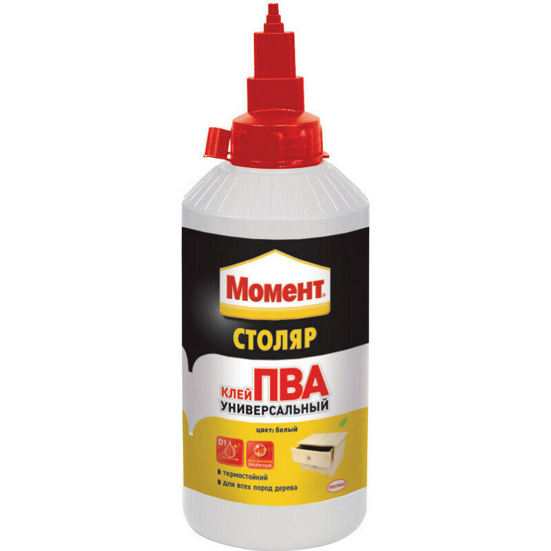 Клей для дерева Момент Столяр ПВА Универсальный 750 г (1960504)