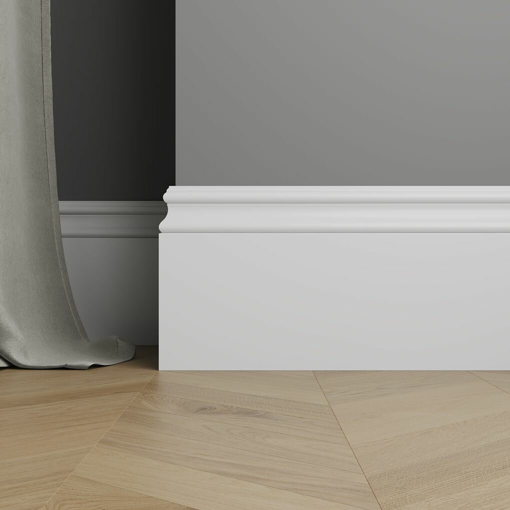 Плинтус Ultrawood Base 0051 i 2.00 под покраску 2000 х 180 х 15 мм