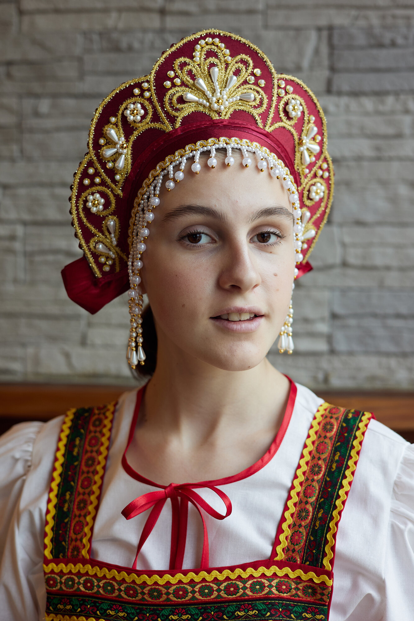 Кокошник Забава Углич "Лилия" КЛм-15-БрЗ