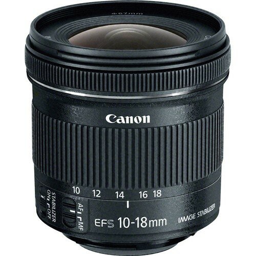 Объектив Canon EF-S 10-18mm f/4.5-5.6 IS STM, черный