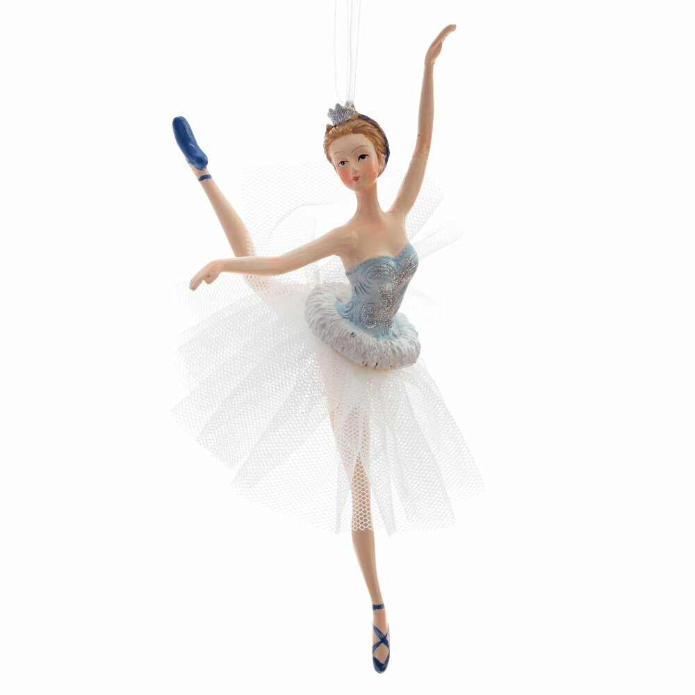 Елочная игрушка Балерина, 16,5х9х18 см KSM-811258