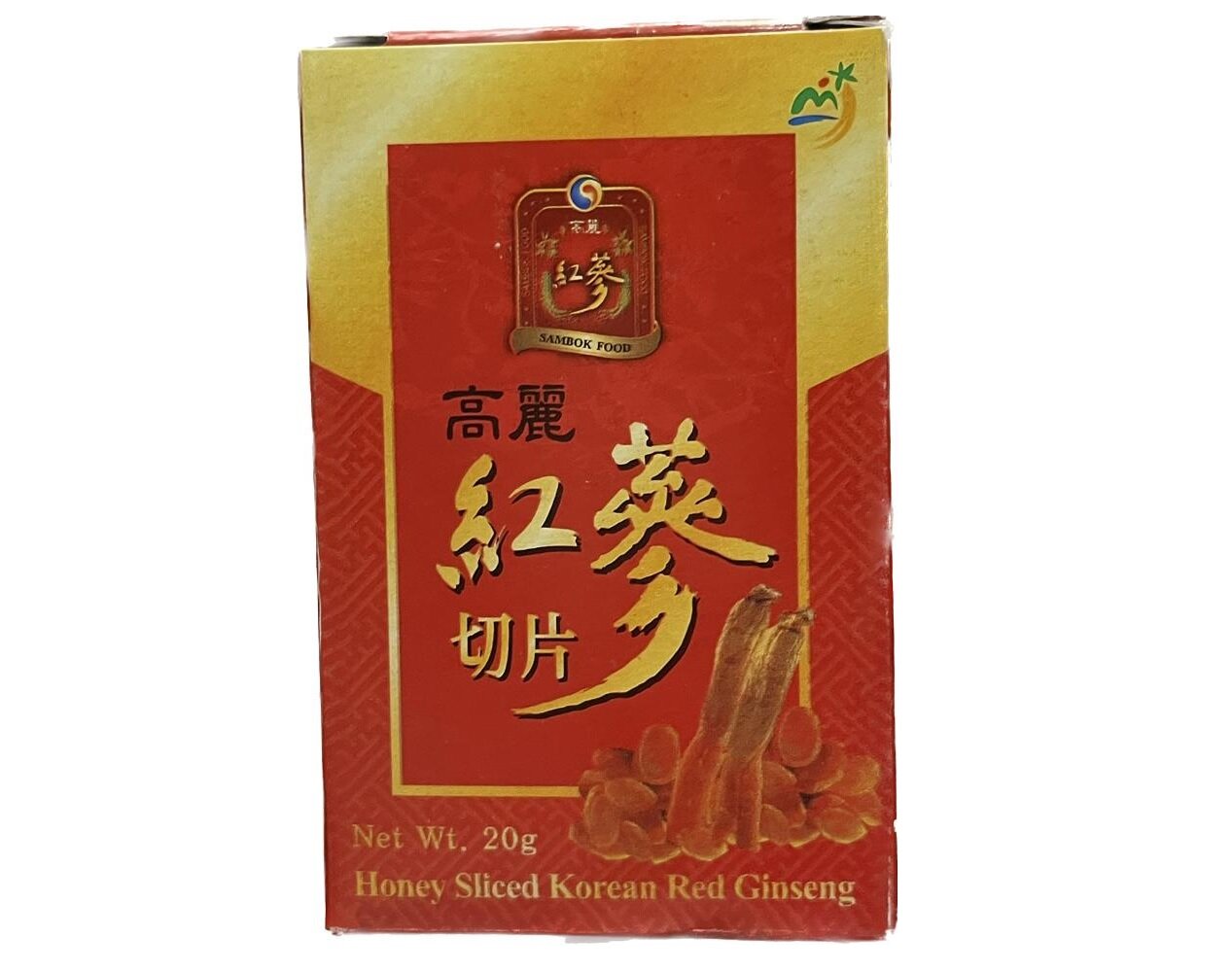 Женьшэнь слайсы с медом 20г