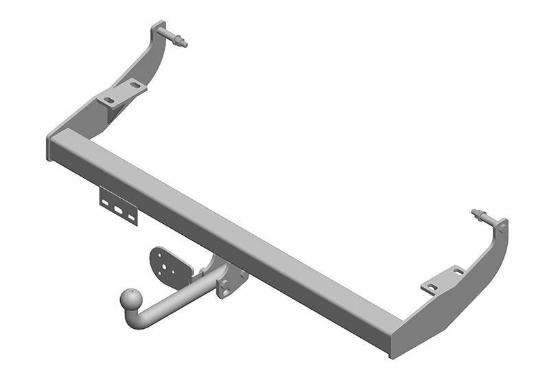 Фаркоп AvtoS HY 19 для Hyundai Porter 2007-(паспорт и сертификат в комплекте)(без электрики)