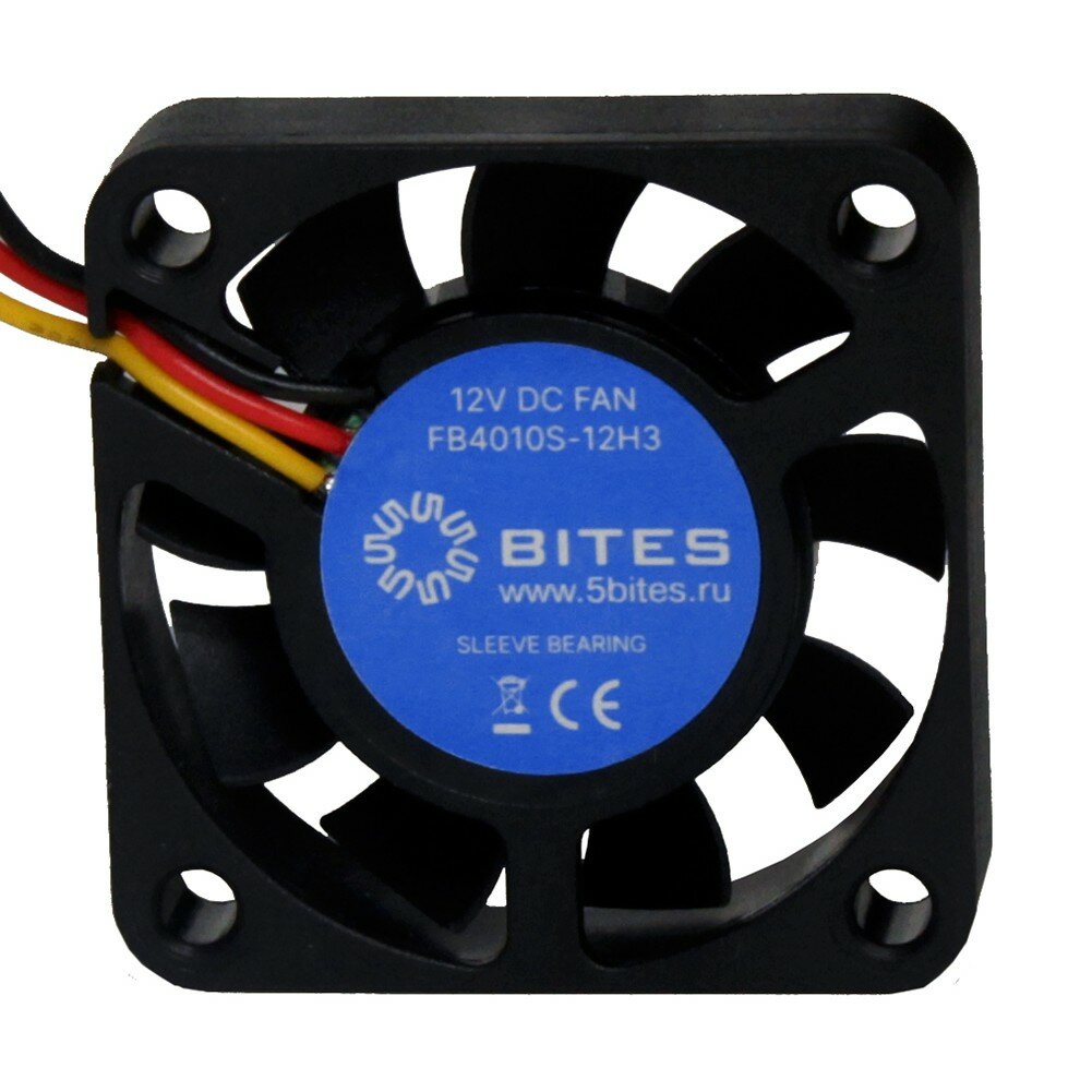 Корпусный вентилятор 5bites FB4010S-12H3 6000RPM 40 х 40 х 10 мм, 1 шт