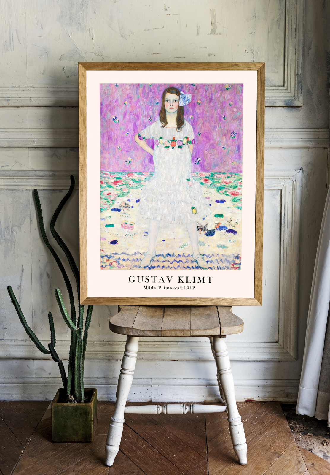 Постер "Густав Климт - Мэда Примавези, 1912." 60x90 в раме
