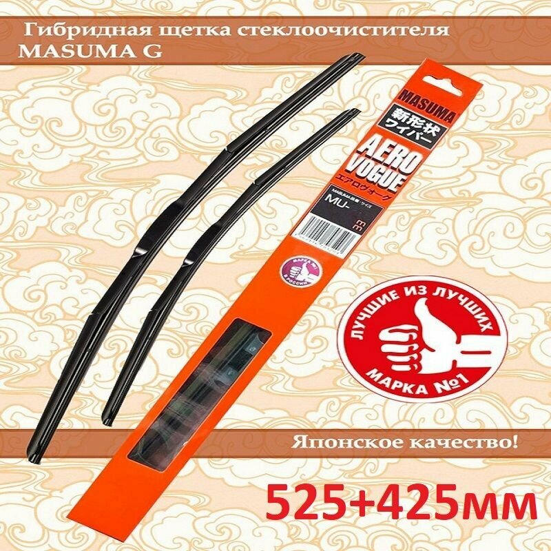 Гибридные дворники CHERY Bonus Sedan (2014-2016) 525+425мм