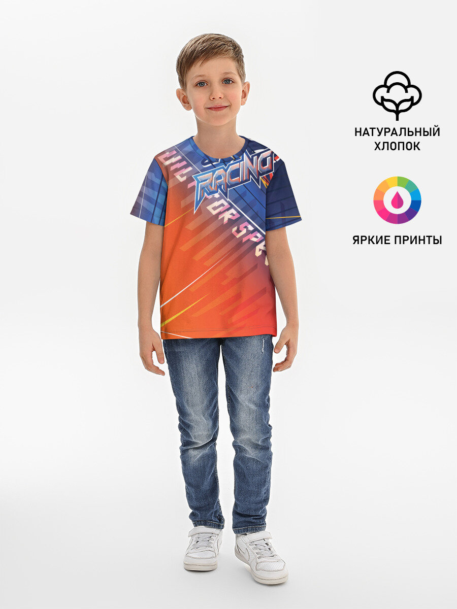 Футболка хлопковая детская Форма для мотокросса FOX