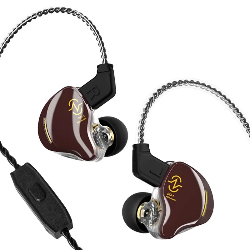 Внутриканальные наушники CCZ Brown with mic