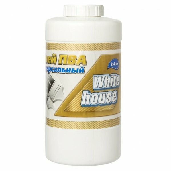Клей ПВА Эконом White House 2.4кг Универсальный.
