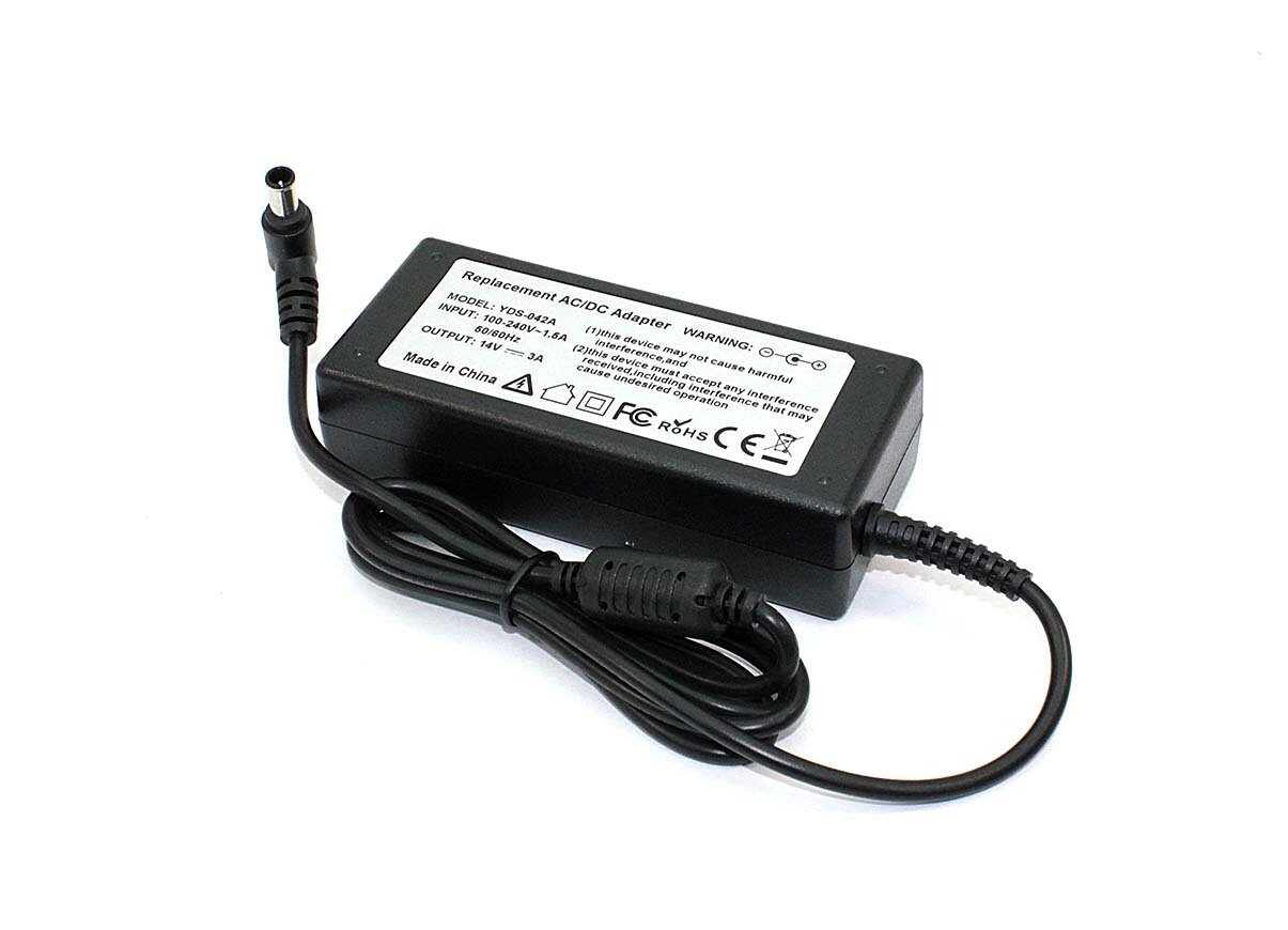 Блок питания / сетевой адаптер / зарядка / для ноутбуков 14V 3A 6.5x4.4 OEM