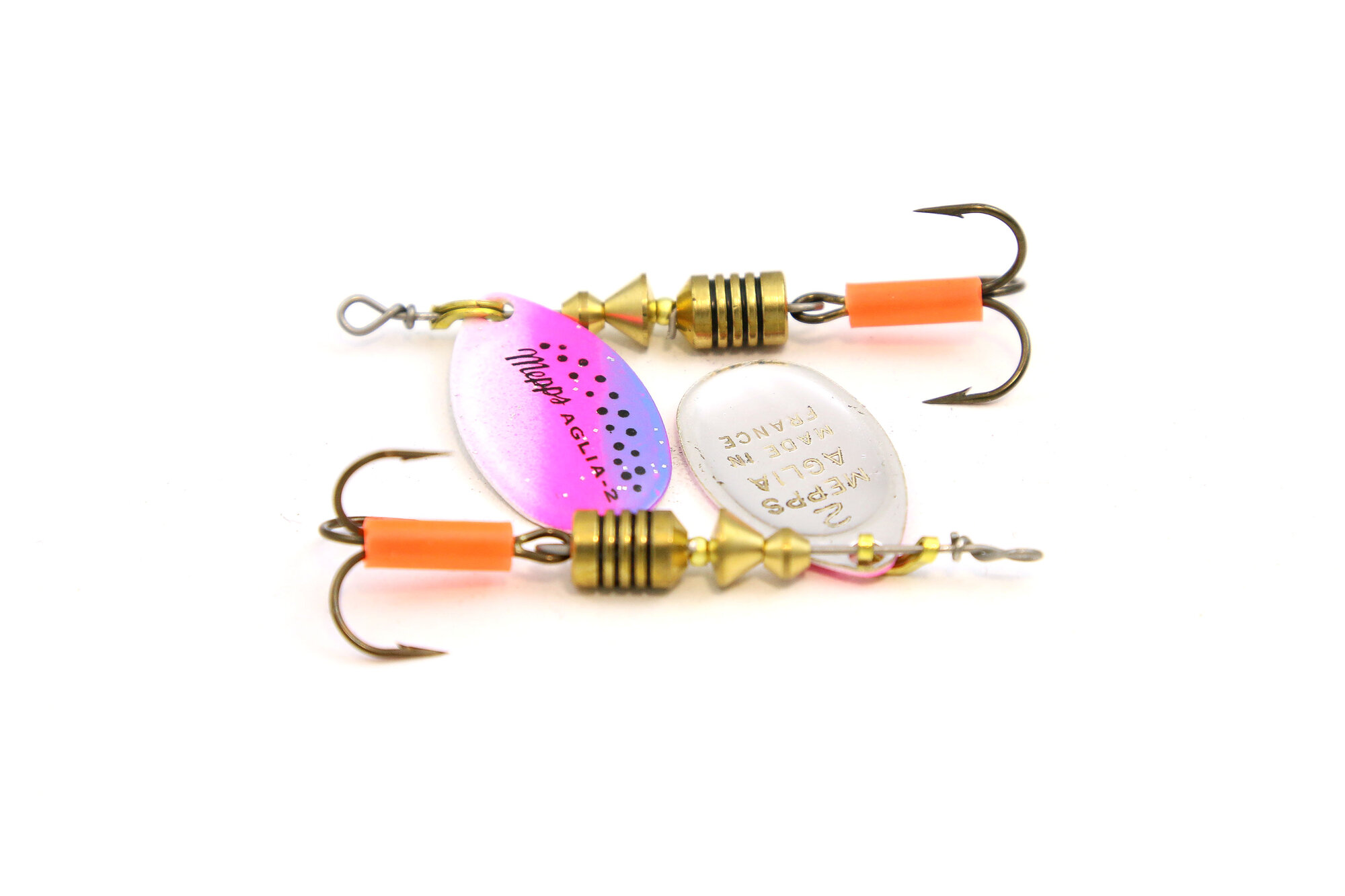 Блесна вращающаяся MEPPS Aglia 4.5г №2 #Rainbow trout