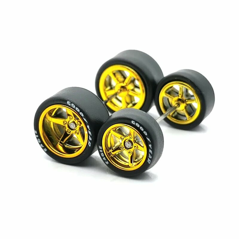 Колеса 1/64 MYPANDA желтые, 11.2мм + 13мм, A34