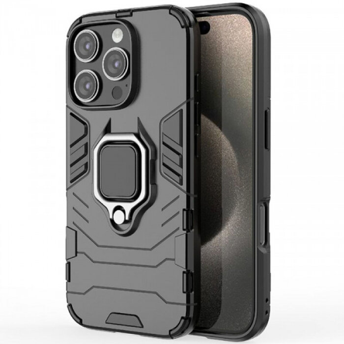 Transformer Ring Противоударный чехол под магнитный держатель для iPhone 16 Pro