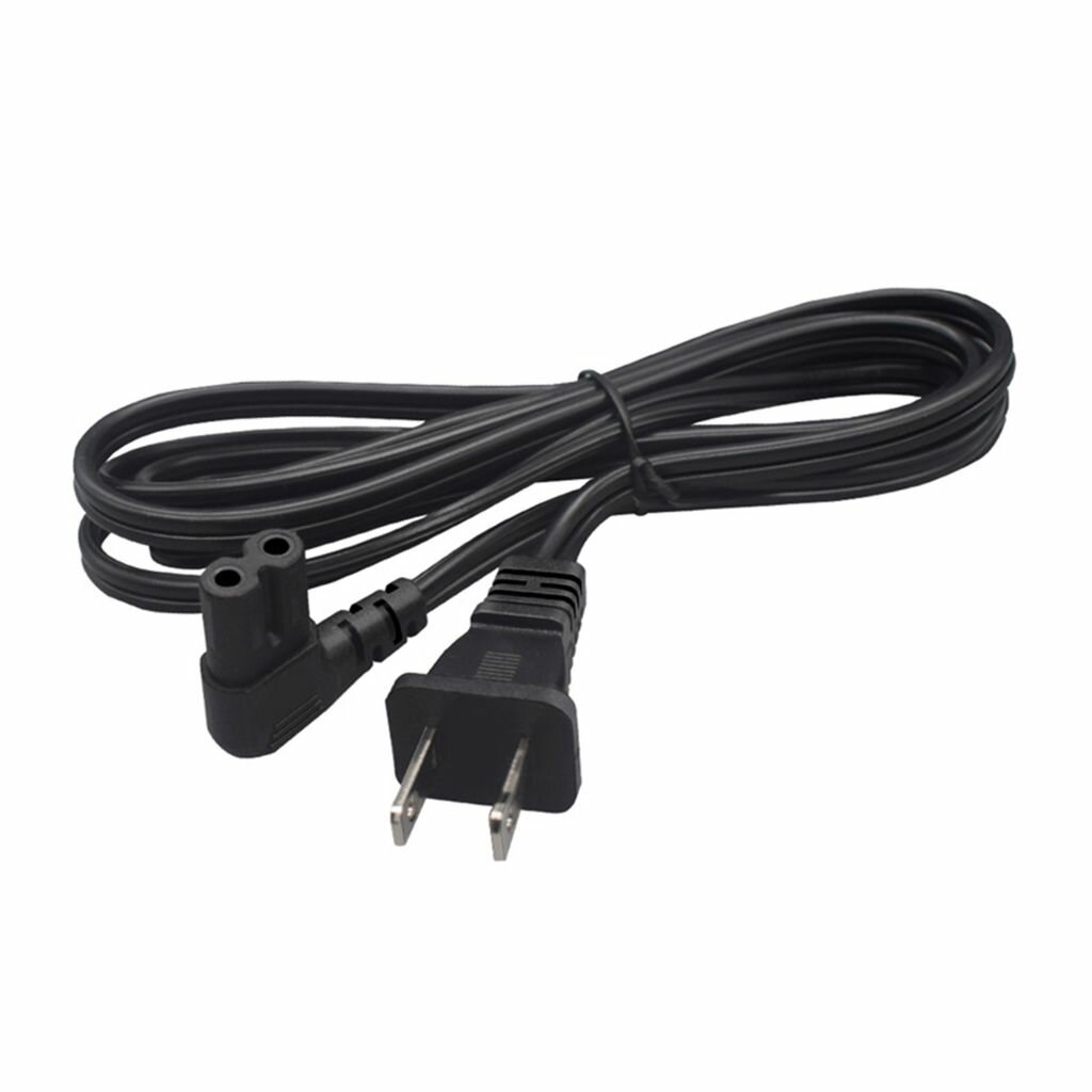 (1 шт.) Двухконтактный штекер Polar американского стандарта от 1 15P до восьмибуквенного кабеля питания C7 длиной 0,32 метра