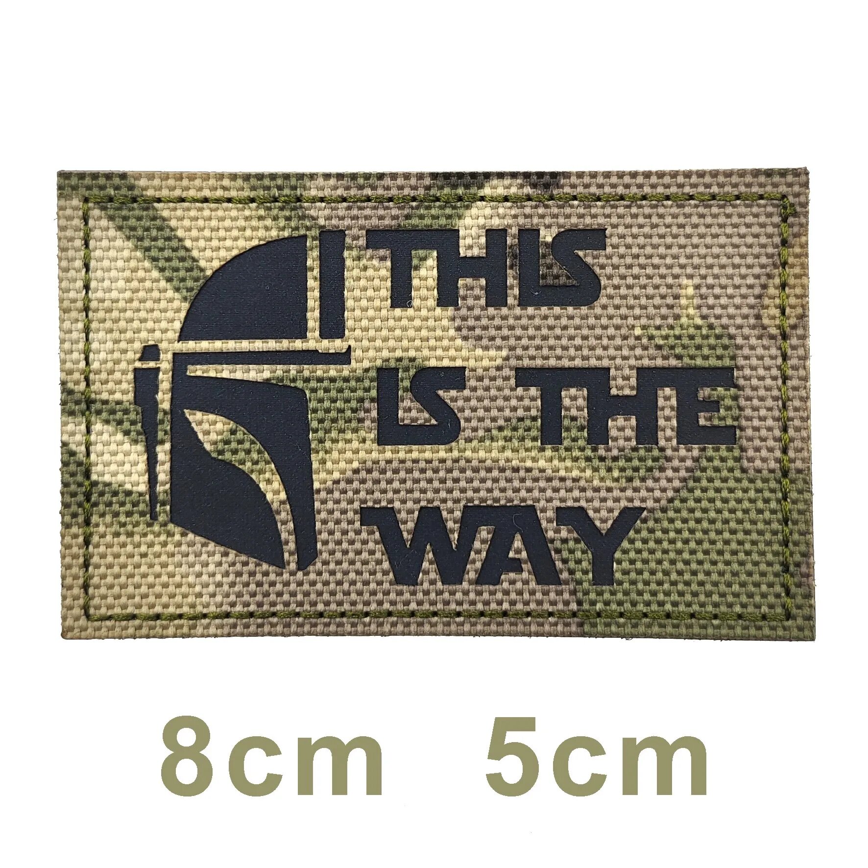 Патч "This is the Way" камуфляж, 8x5 см, цвет 190