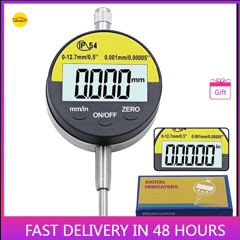 TANTESTO Цифровой микрометр 0,01 мм 0.01(0-25.4)