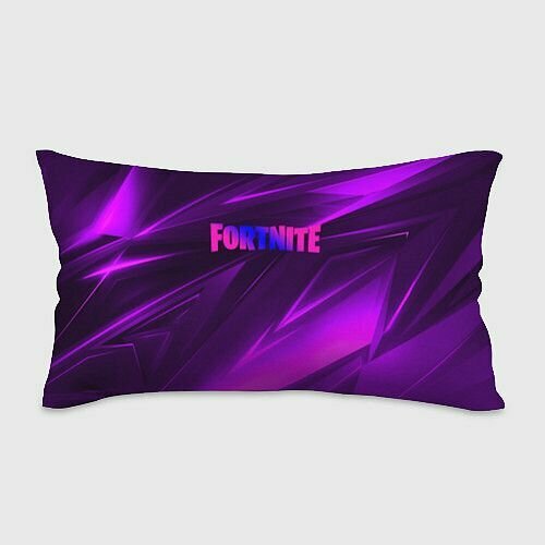 Fortnite neon stripes angles logo Прямоугольная подушка