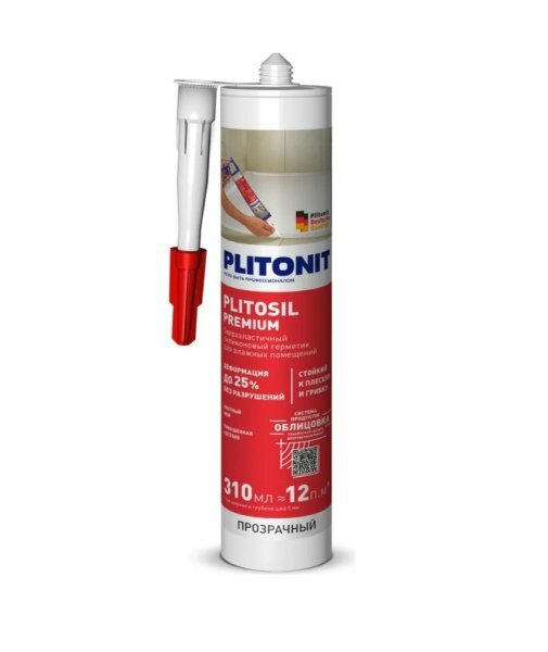 PLITONIT PlitoSil Premium прозрачный - 310 мл