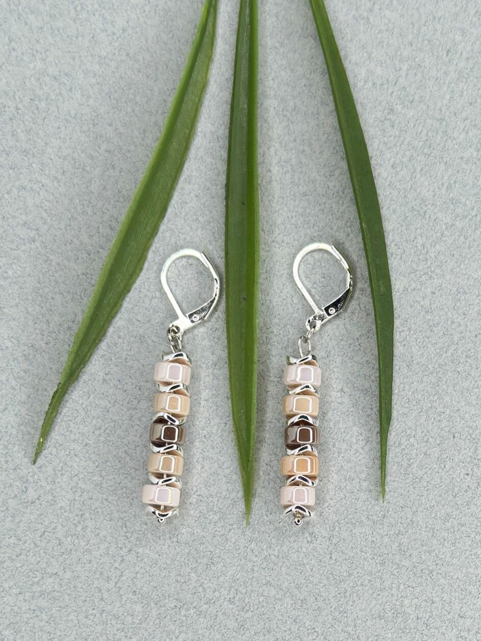 Серьги, стекло