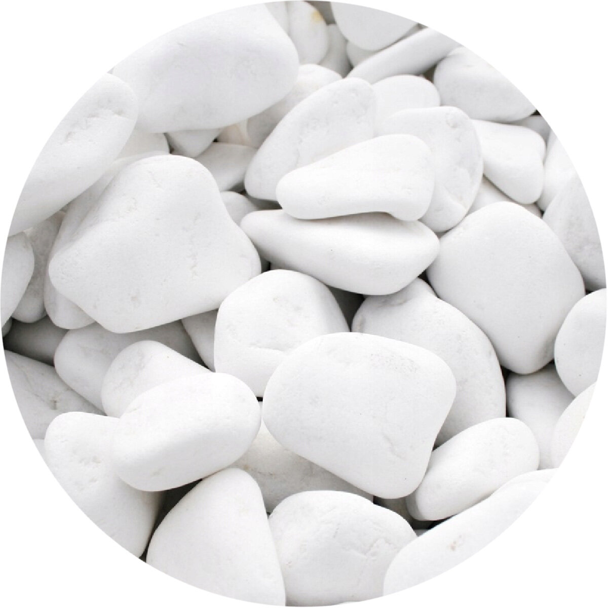 Грунт для аквариума Laguna 10201B Галька белая 20 – 30 мм 2 кг (1 шт)