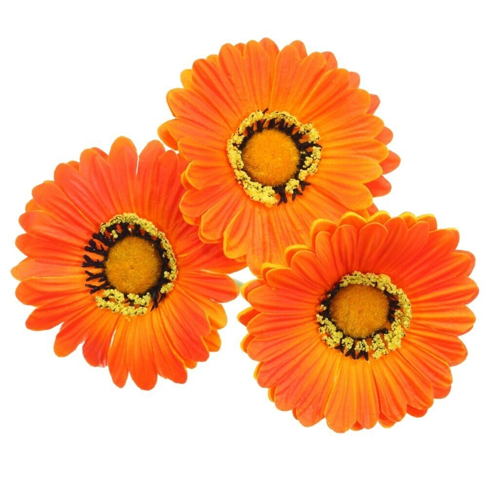 Цветы искусственные "Букет Гербер" (Real Touch), L=12 W=12 H=33 см