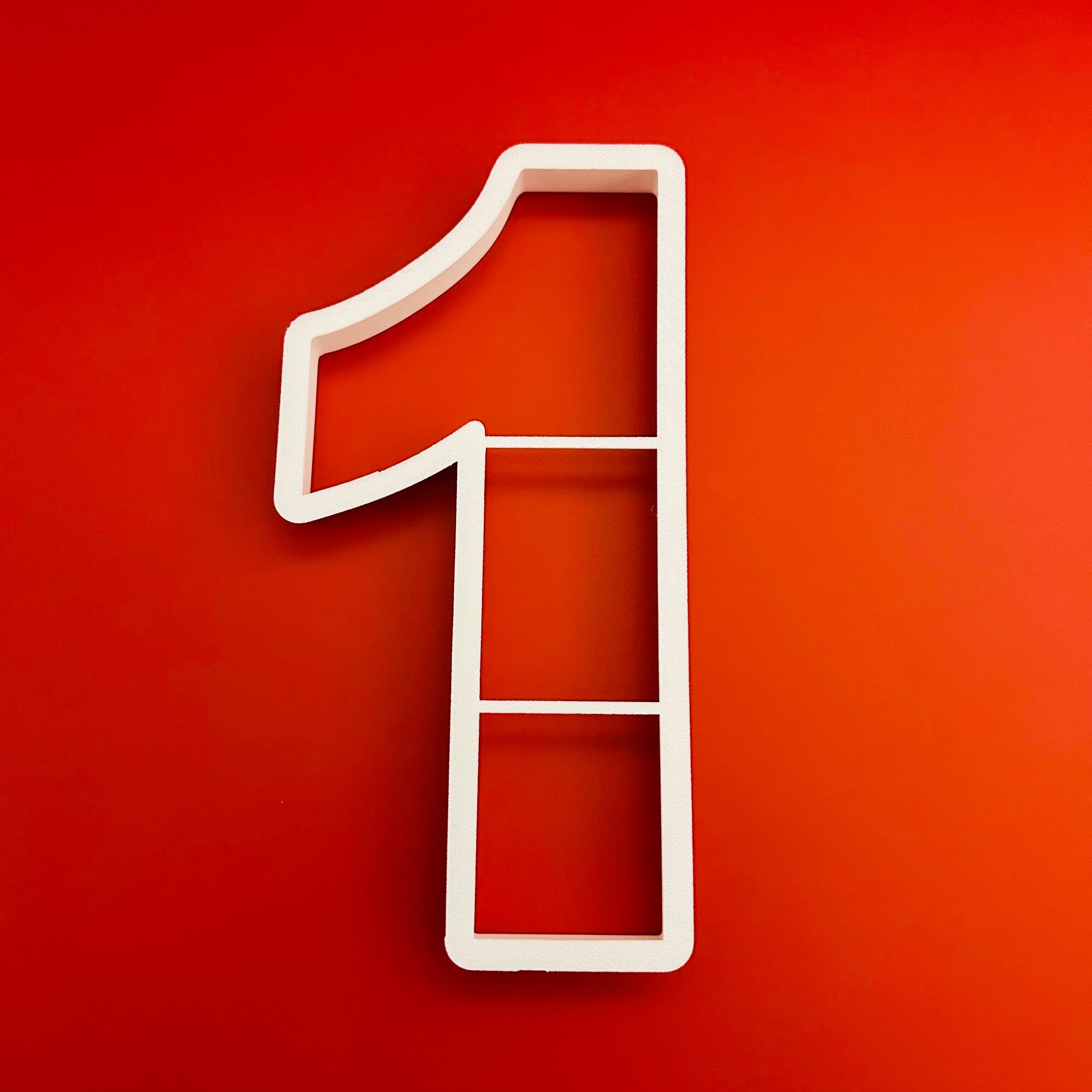 Форма для торта вырубка цифра 1