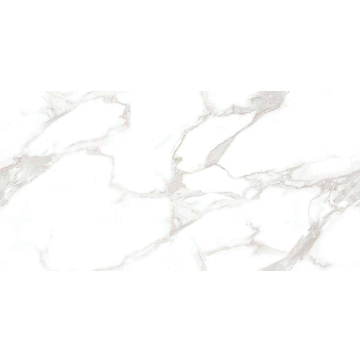 Керамогранит Ceradim Statuario Perfect Silver белый 60х120 см полированный