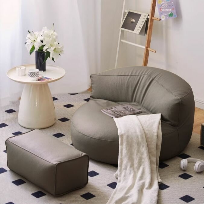 Ленивый диван, татами в форме полумесяца, устойчивый к царапинам и износу