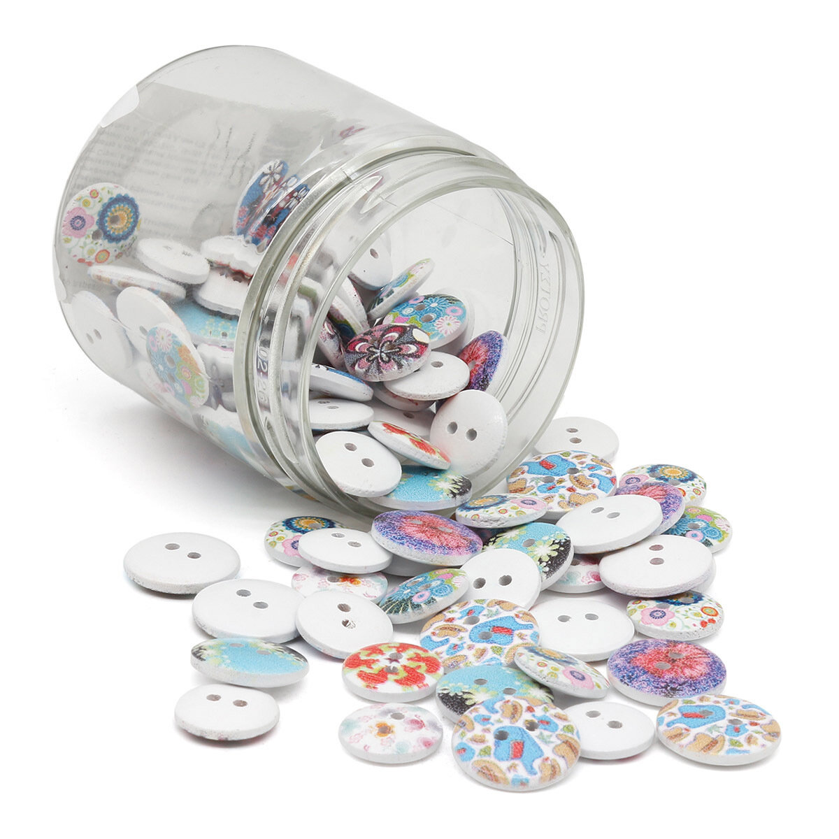 Пуговицы деревянные набор Astra&Craft 'Ассорти' № 9, 15-18 мм, 100 шт