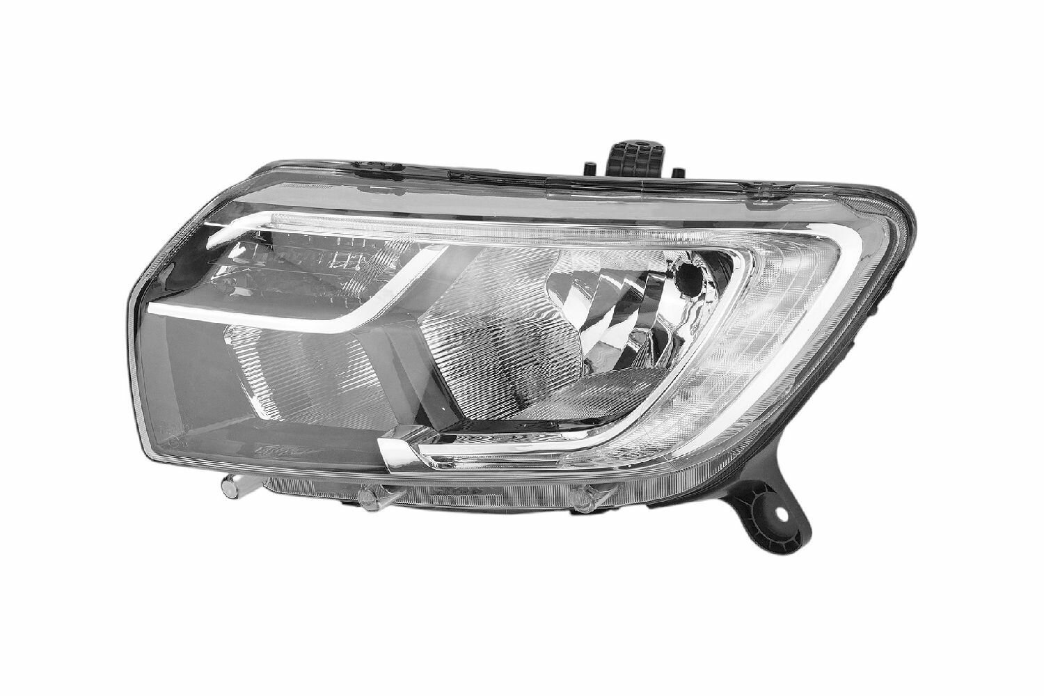 Фара передняя с ДХО левая HEMEN Renault Logan II, Sandero II (HCH007)