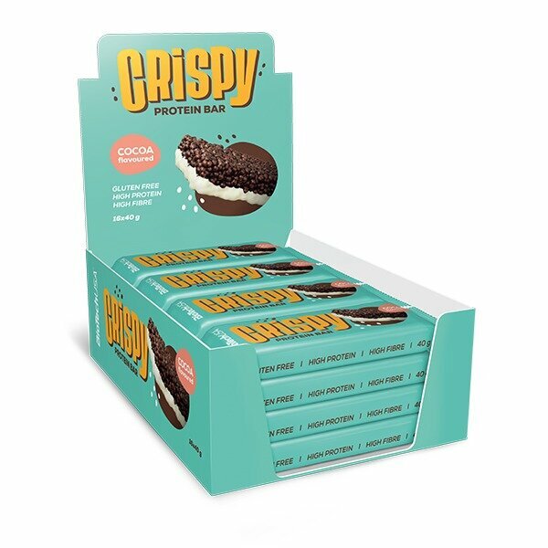 Хрустящий батончик BioTechUSA Crispy cocoa 16*40 г. какао