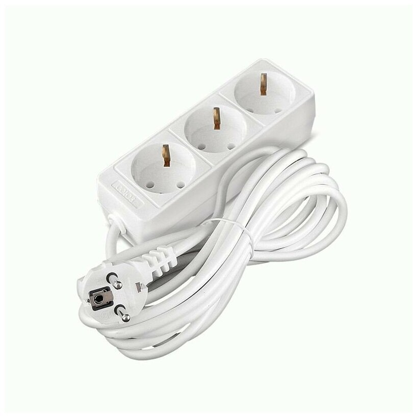 Удлинитель 3х5м с заземл. 16А IP20 3.5кВт Союз 481S-6305, 1шт